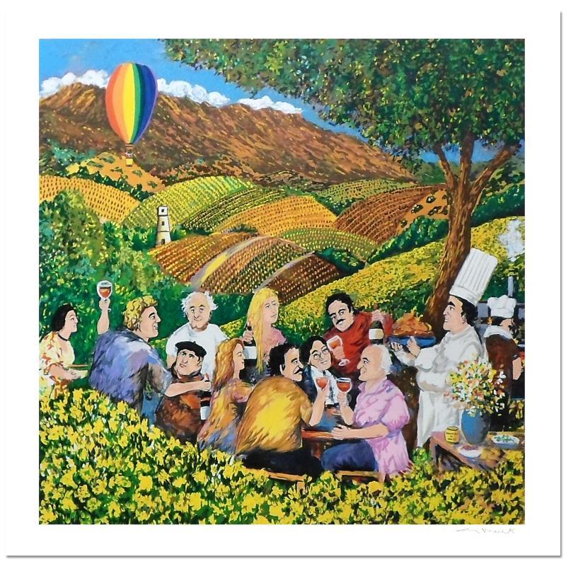 Guy Buffet Signed "Napa Valley Mustard Festival" Limited Edition 30x30 ...