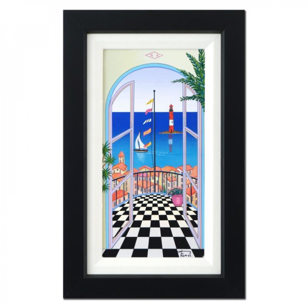 Fanch Ledan Signed "Arcachon Lighthouse" Limited Edition 13x21 Custom ...