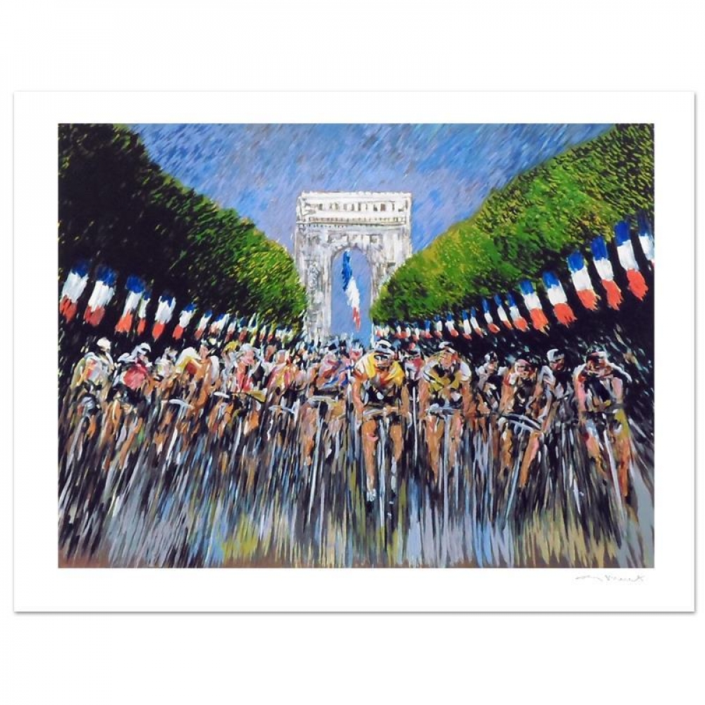 Guy Buffet Signed "The Finish Line" Limited Edition 30x40 Serigraph ...