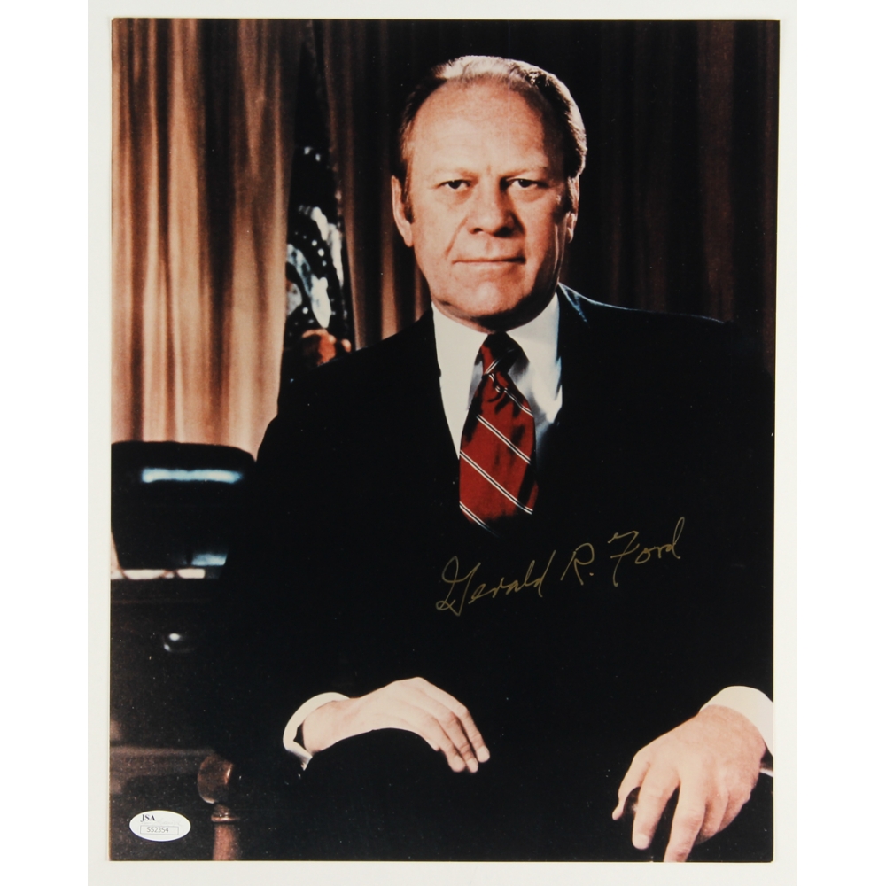 Gerald R. Ford Signed 11x14 Photo (JSA COA) | Pristine Auction