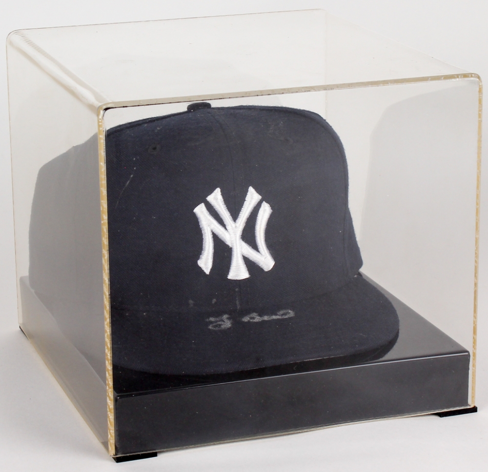Yogi Berra Signed Yankees New Era Fitted Hat with Display Case (JSA COA ...