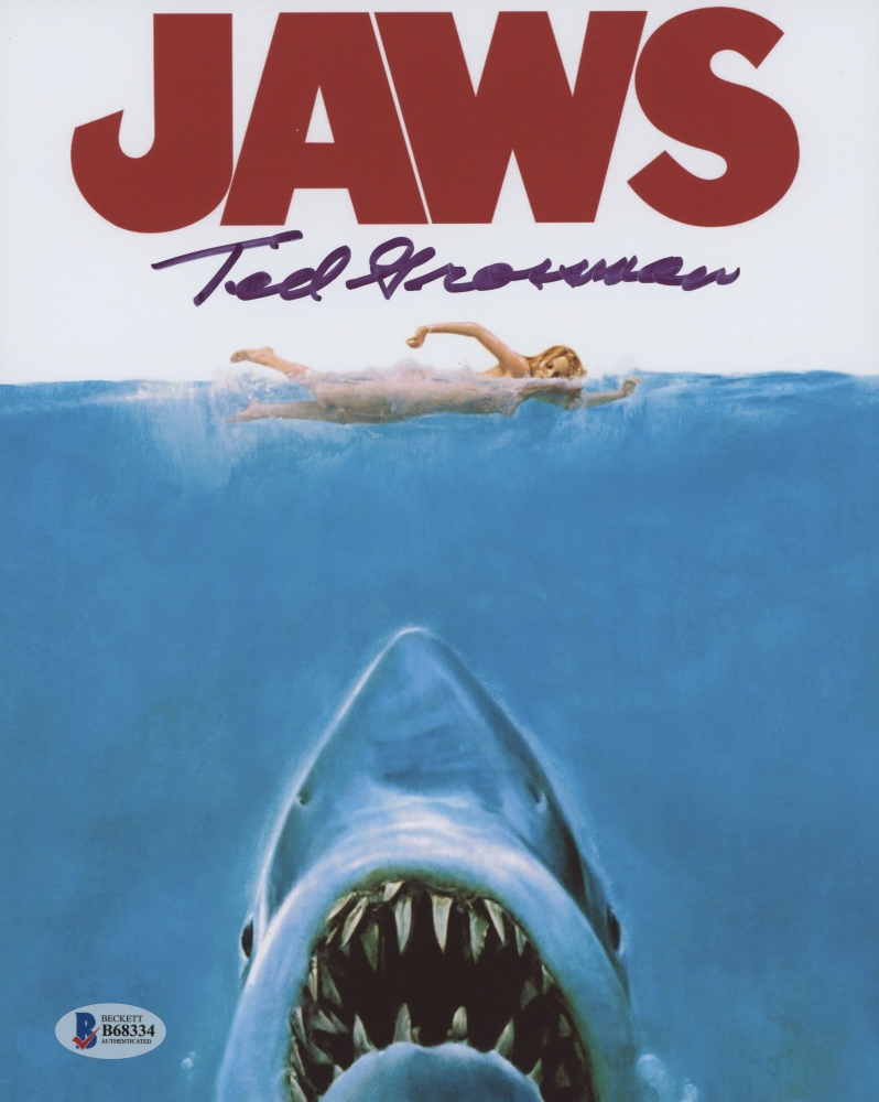 Ted Grossman Signed "Jaws" 8x10 Photo (Beckett COA) | Pristine Auction