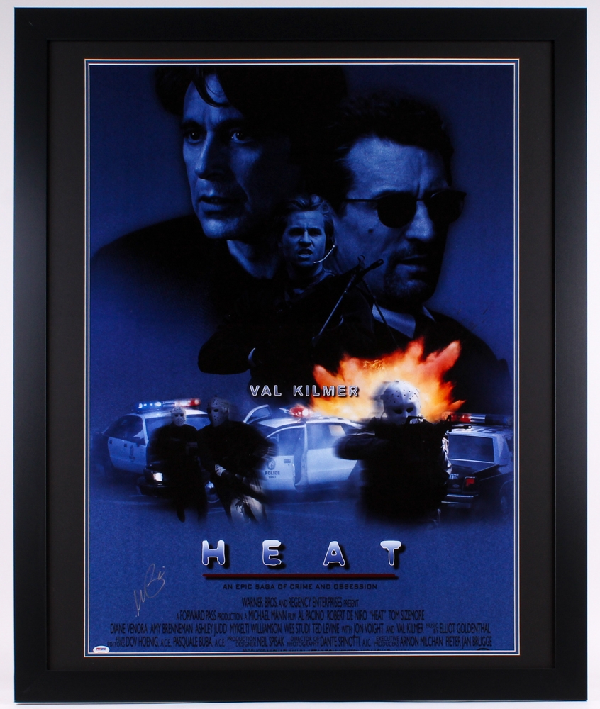 Al Pacino Signed "Heat" 35.5" x 43.5" Custom Framed Movie Poster (PSA ...