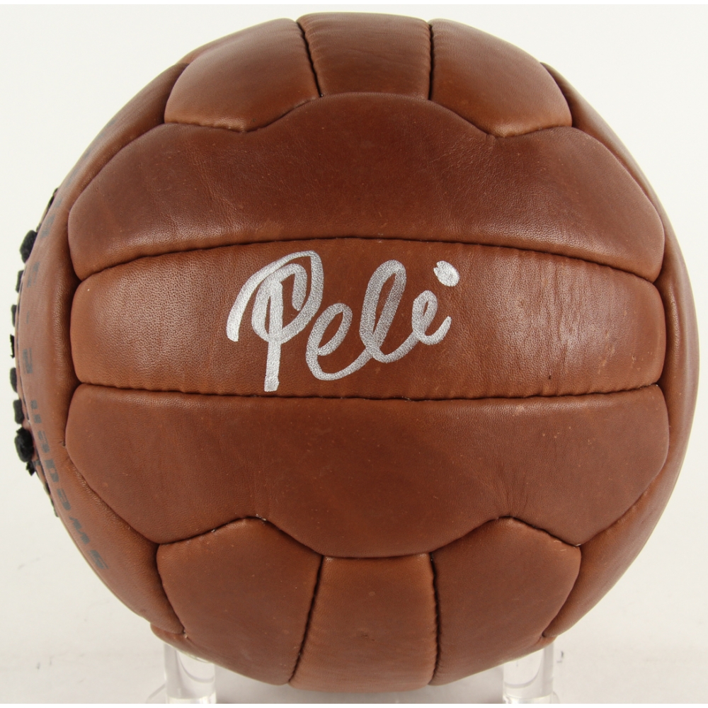 Pele Signed 1958 World Cup Final Soccer Ball (PSA COA) | Pristine Auction