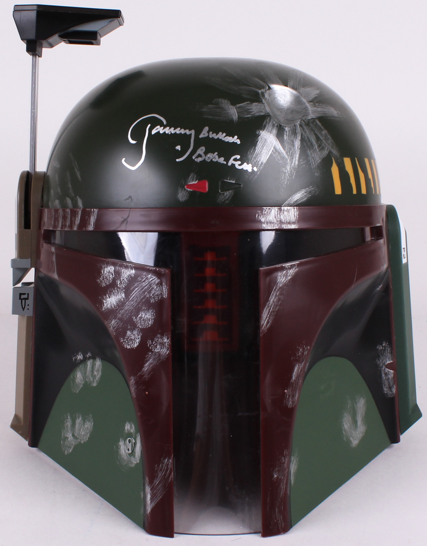 Jeremy Bulloch Signed Star Wars "Boba Fett" Full-Size Deluxe Edition ...