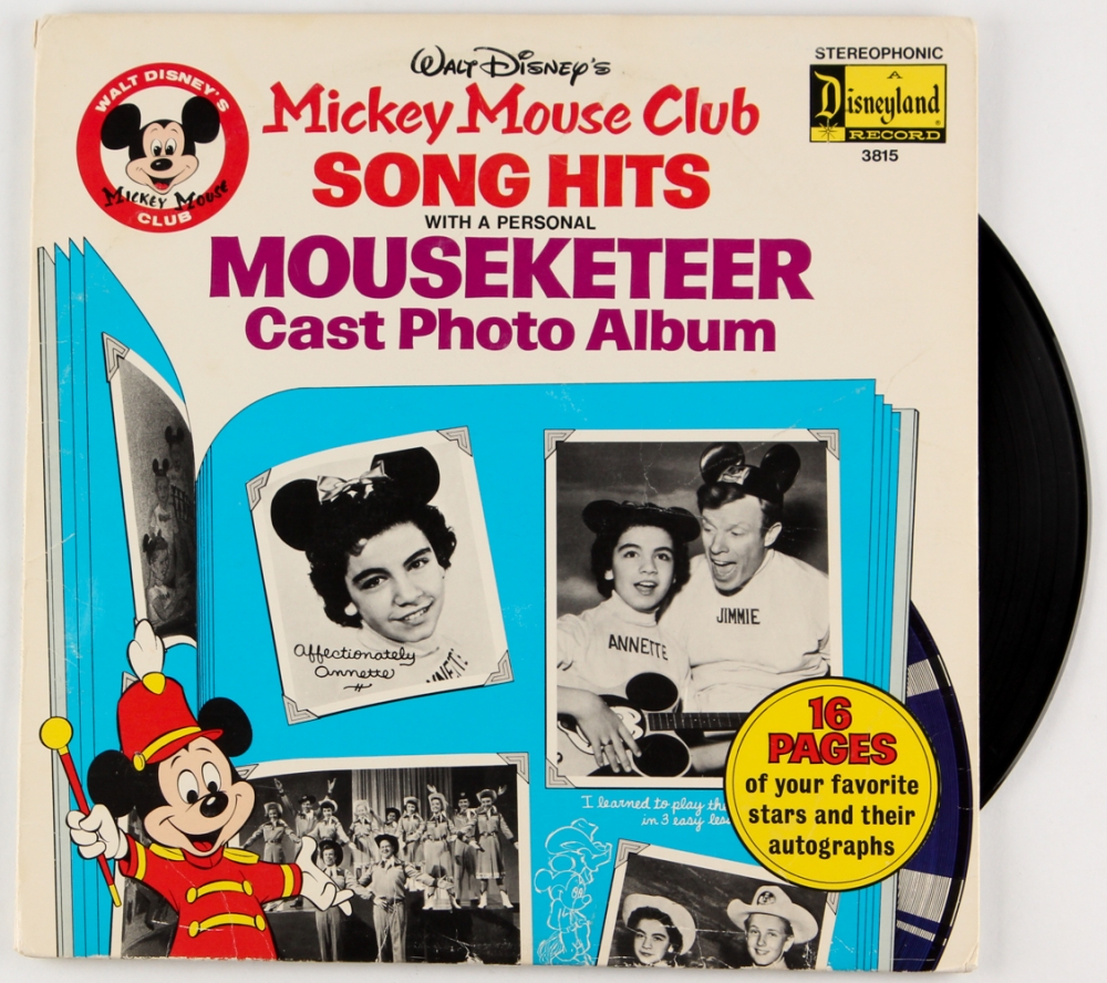 Vintage 1975 Walt Disney's "Mickey Mouse Club" Vinyl Record | Pristine ...
