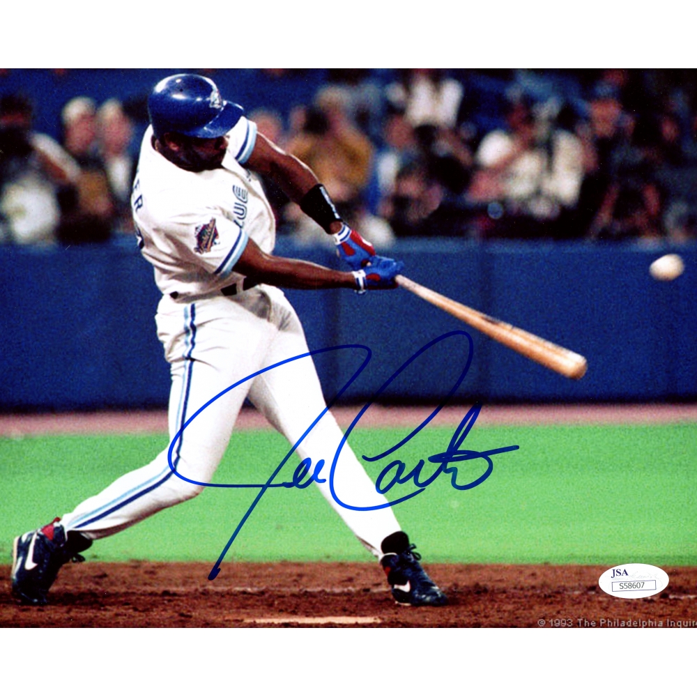 Joe Carter Signed Blue Jays 8x10 Photo (JSA COA) | Pristine Auction