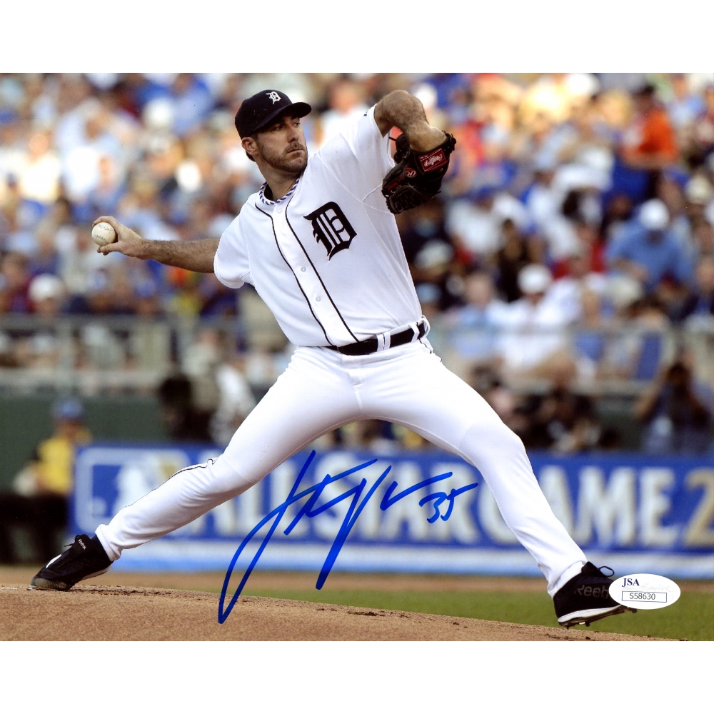 Justin Verlander Signed Tigers 8x10 Photo (JSA COA) | Pristine Auction
