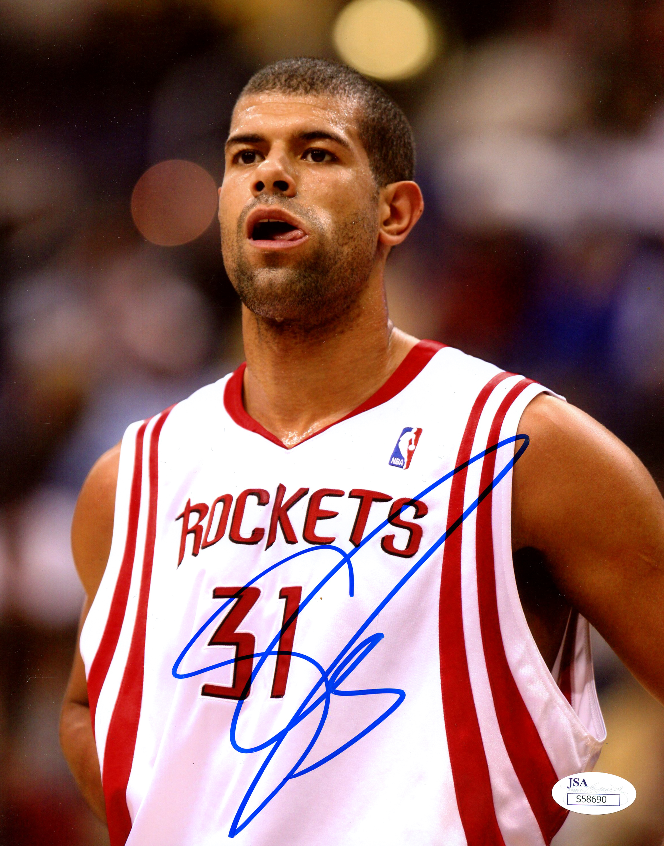 Shane Battier Signed Rockets 8x10 Photo (JSA COA) | Pristine Auction