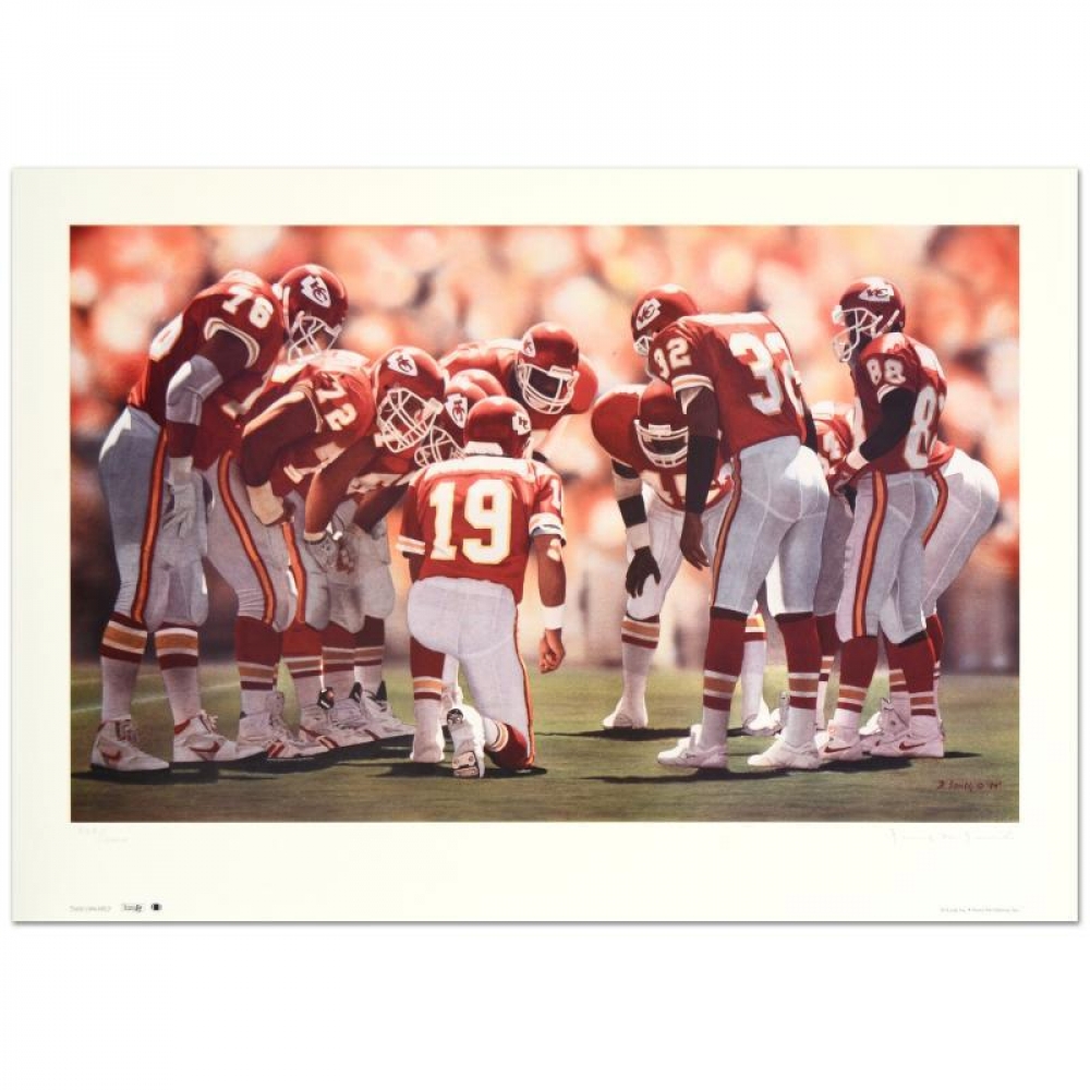 Daniel M. Smith Signed "The Huddle III (Joe Montana & The Chiefs ...