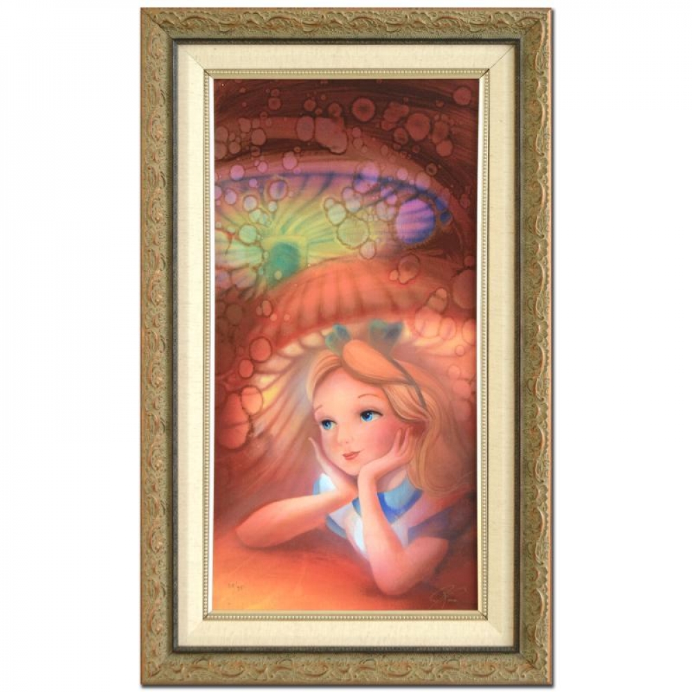 John Rowe Signed "Wondering" Limited Edition 17x29 Custom Framed Giclee ...