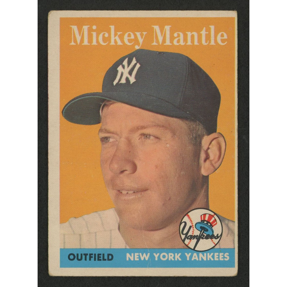 1958 Topps #150 Mickey Mantle | Pristine Auction