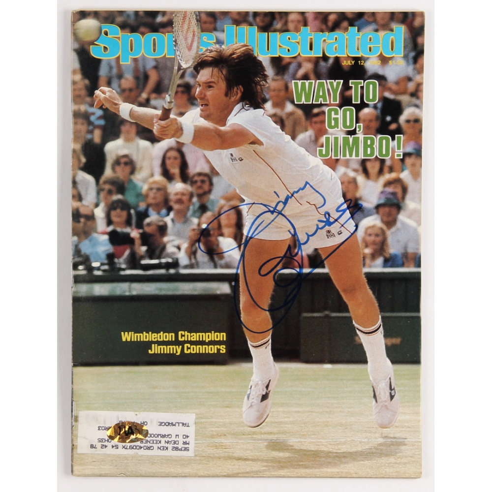 Jimmy Connors Signed 1982 Sports Illustrated Magazine (MAB Hologram ...