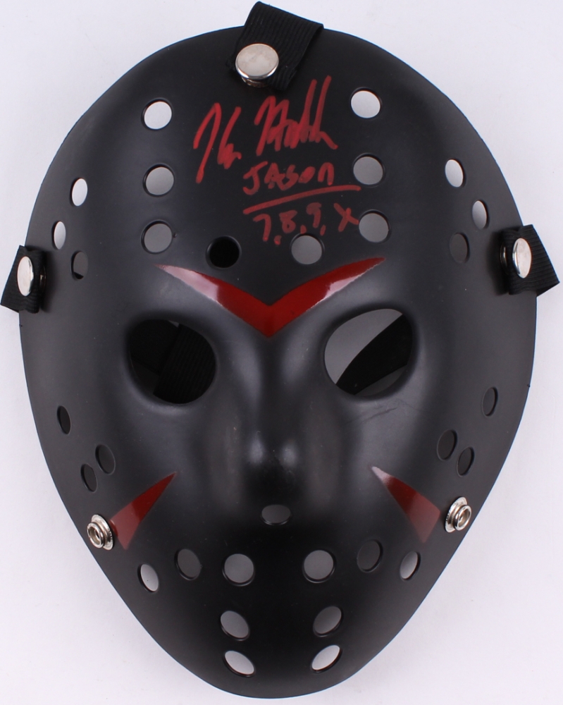 Kane Hodder Signed Jason "Friday the 13th" Hockey Mask Inscribed "Jason ...