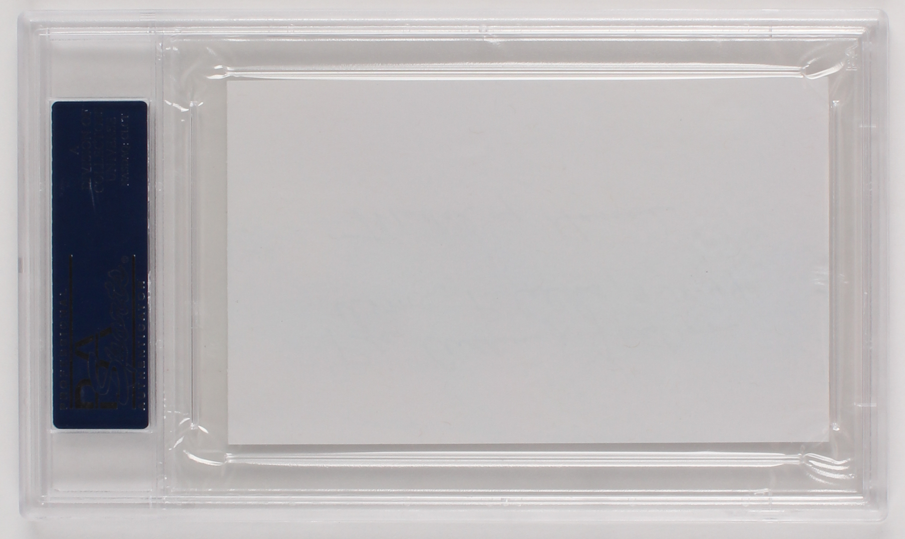 PFC Arthur J. Jackson Signed 3" x 5" Index Card Inscribed "USMC ...