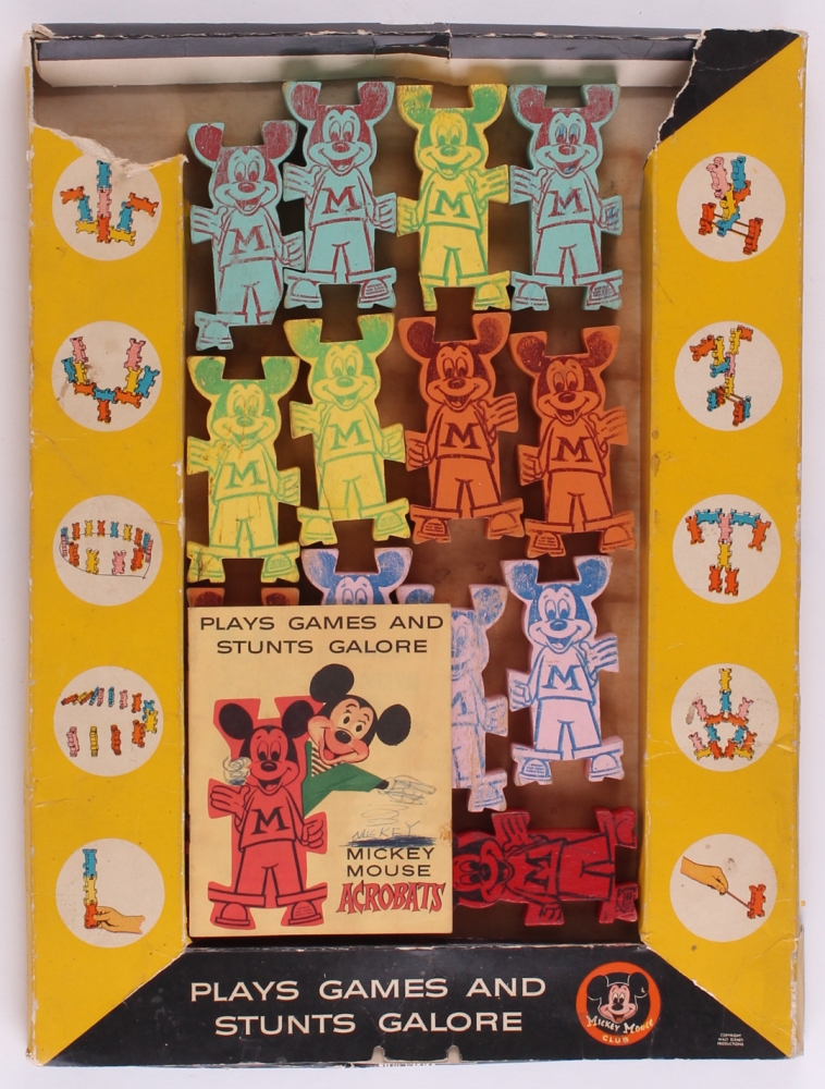 Vintage 1960's Walt Disney's Mickey Mouse Acrobats Game | Pristine Auction