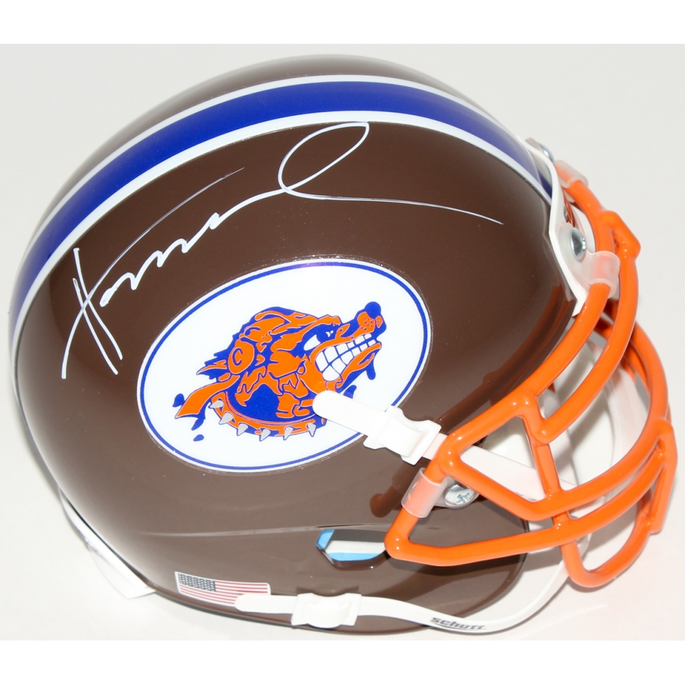 Henry Winkler Signed " Waterboy" Mud Dogs Mini-Helmet (Schwartz COA ...