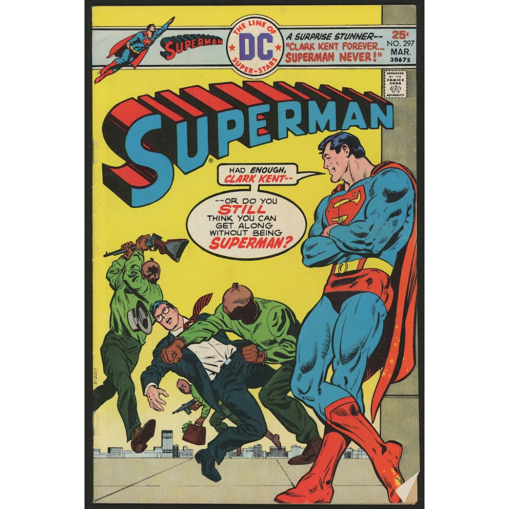 Vintage 1976 "Superman" Issue #297 DC Comic Book | Pristine Auction