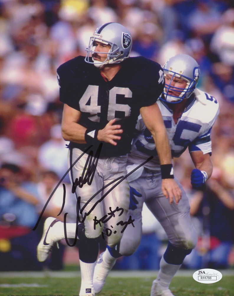 Todd Christensen Signed Raiders 8x10 Photo (JSA COA) | Pristine Auction