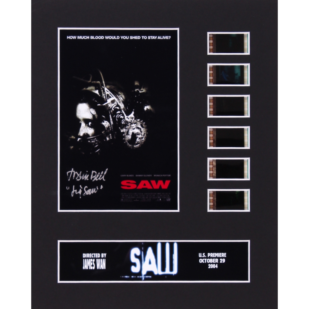 Tobin Bell Signed "Saw" 8x10 Custom Matted Film Cell Display Inscribed ...