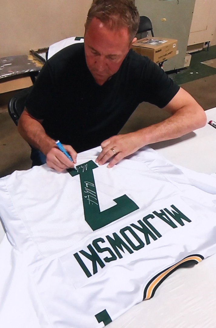 Don Majkowski Signed Packers Jersey Inscribed "Majik" (Gridiron Legends ...