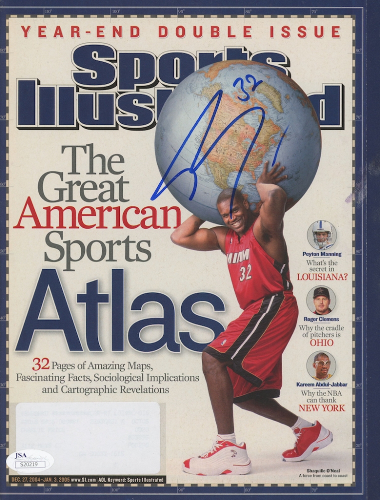 Shaquille O'Neal Signed Sports Illustrated Magazine (JSA COA) | Pristine Auction
