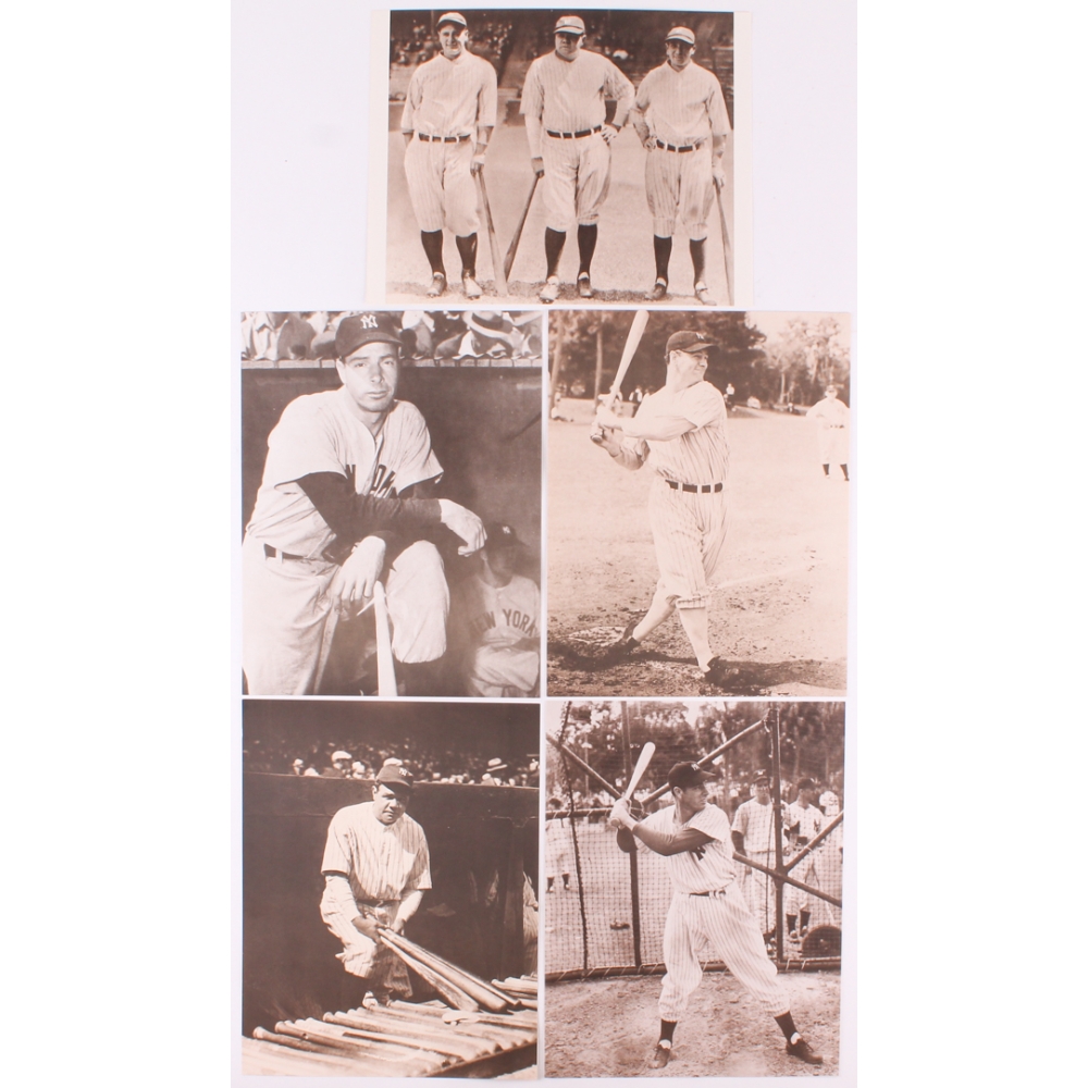 Lot of (40) New York Yankees Legends Matte Finished Sepia Tone 11x14 ...
