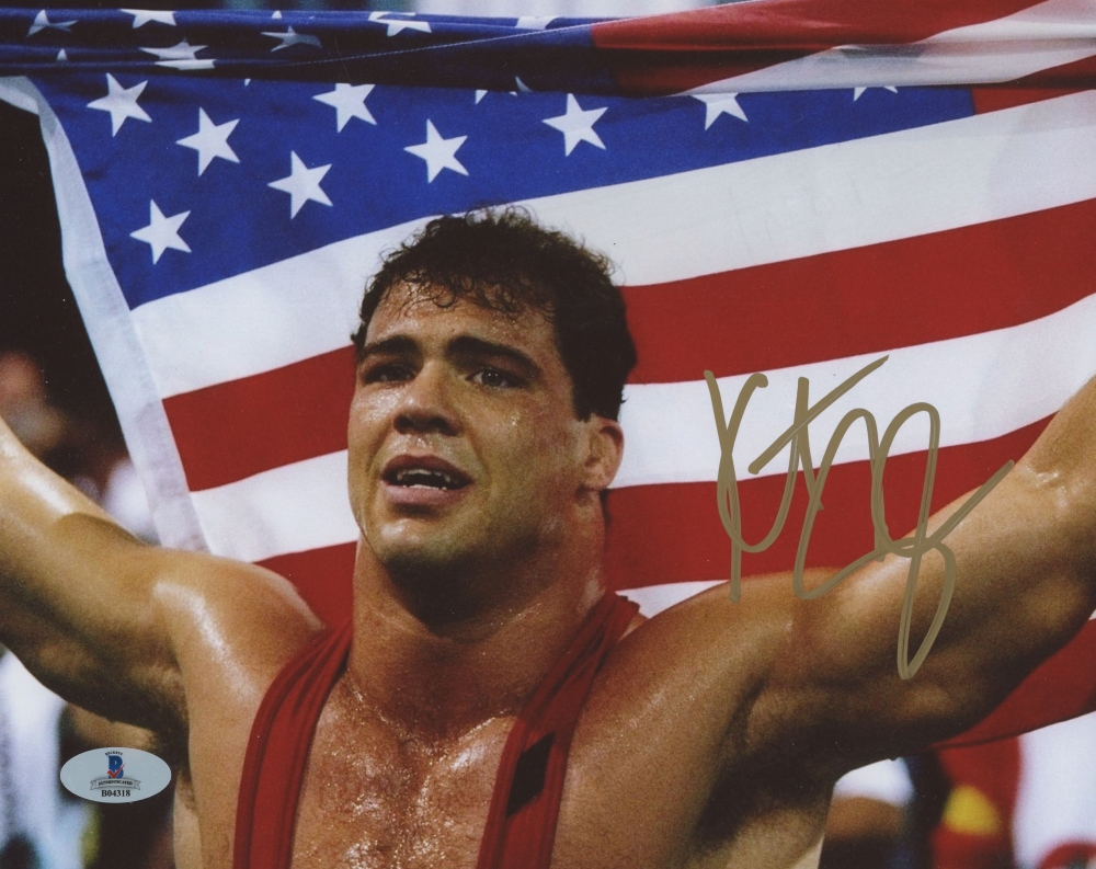 Kurt Angle Signed Team USA 8x10 Photo (Beckett COA) | Pristine Auction