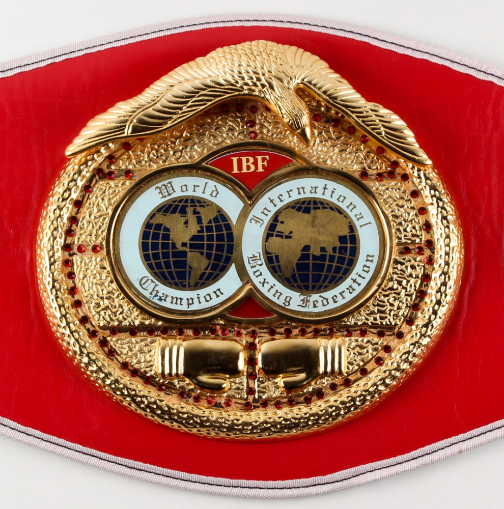 Floyd Mayweather Jr. Signed IBF Heavyweight Championship Belt (Beckett ...