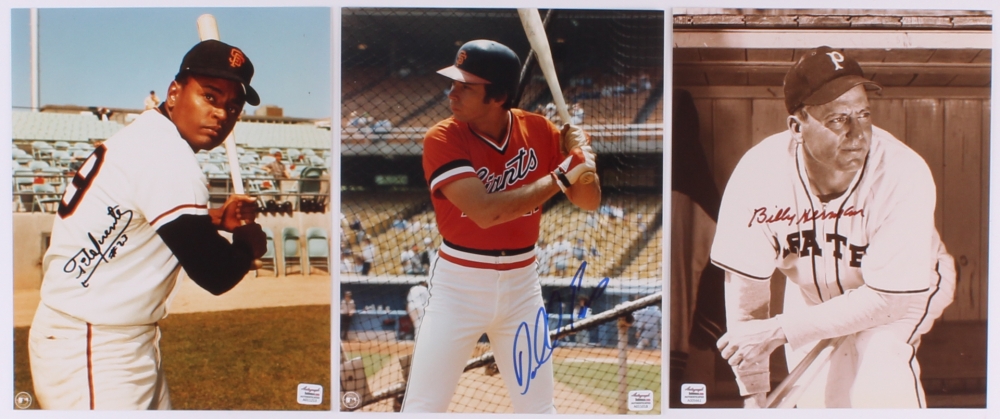 Lot of (3) Signed Assorted Baseball 8x10 Photos With Billy Herman ...