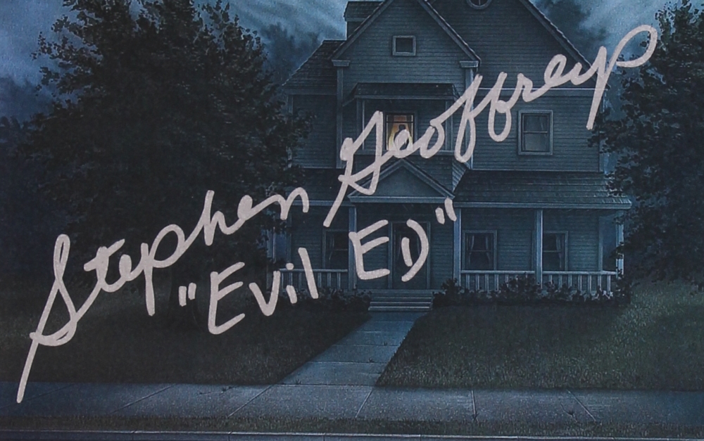 Stephen Geoffreys Signed "Fright Night" 11x17 Photo Inscribed "Evil ED ...
