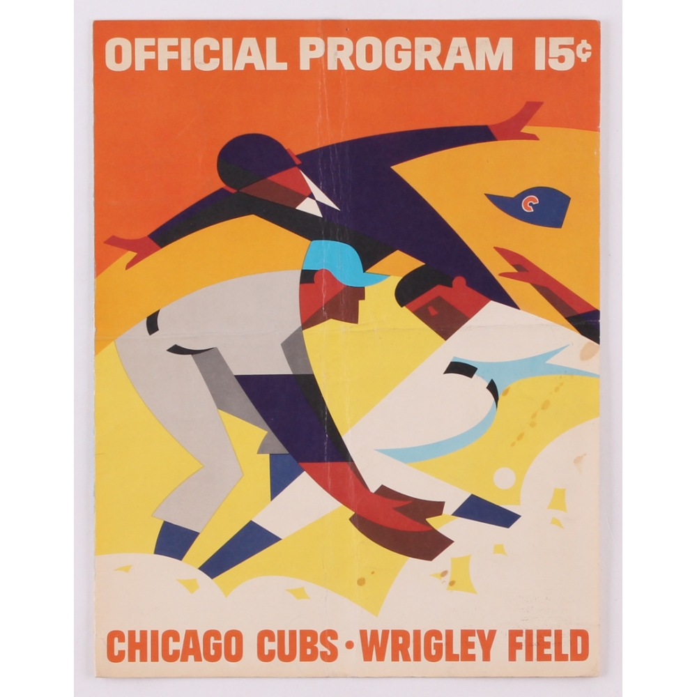 Vintage 1967 Chicago Cubs Program | Pristine Auction