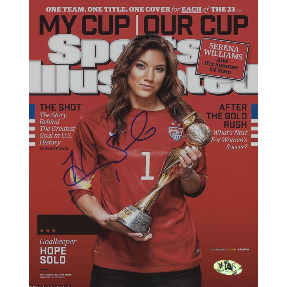 Hope Solo Signed Sports Illustrated 8x10 Photo (MAB Hologram ...