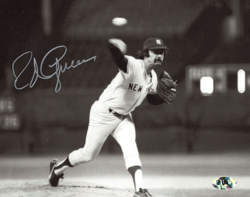 Ed Figueroa Signed Yankees 8x10 Photo (MAB Hologram) | Pristine Auction