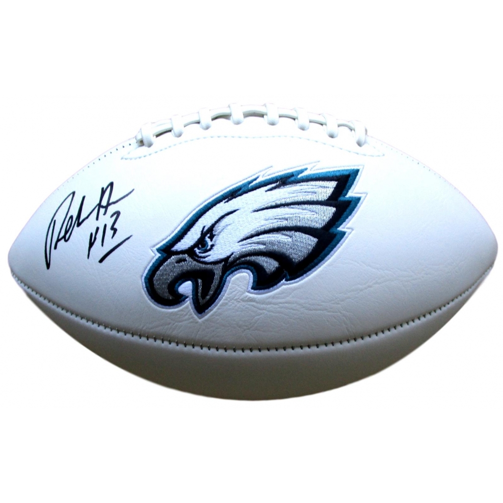 Nelson Agholor Signed Eagles Logo Football (JSA COA) | Pristine Auction