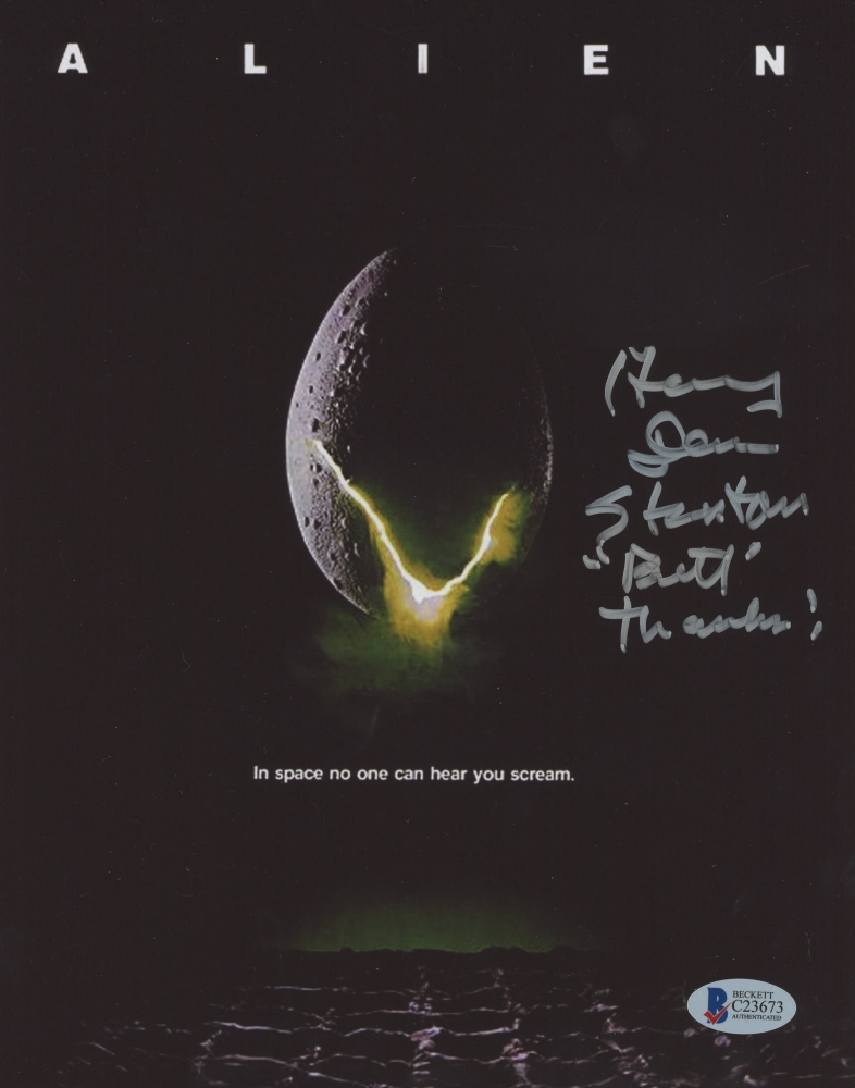 Harry Dean Stanton Signed "Alien" 8x10 Photo Inscribed "Brett ...