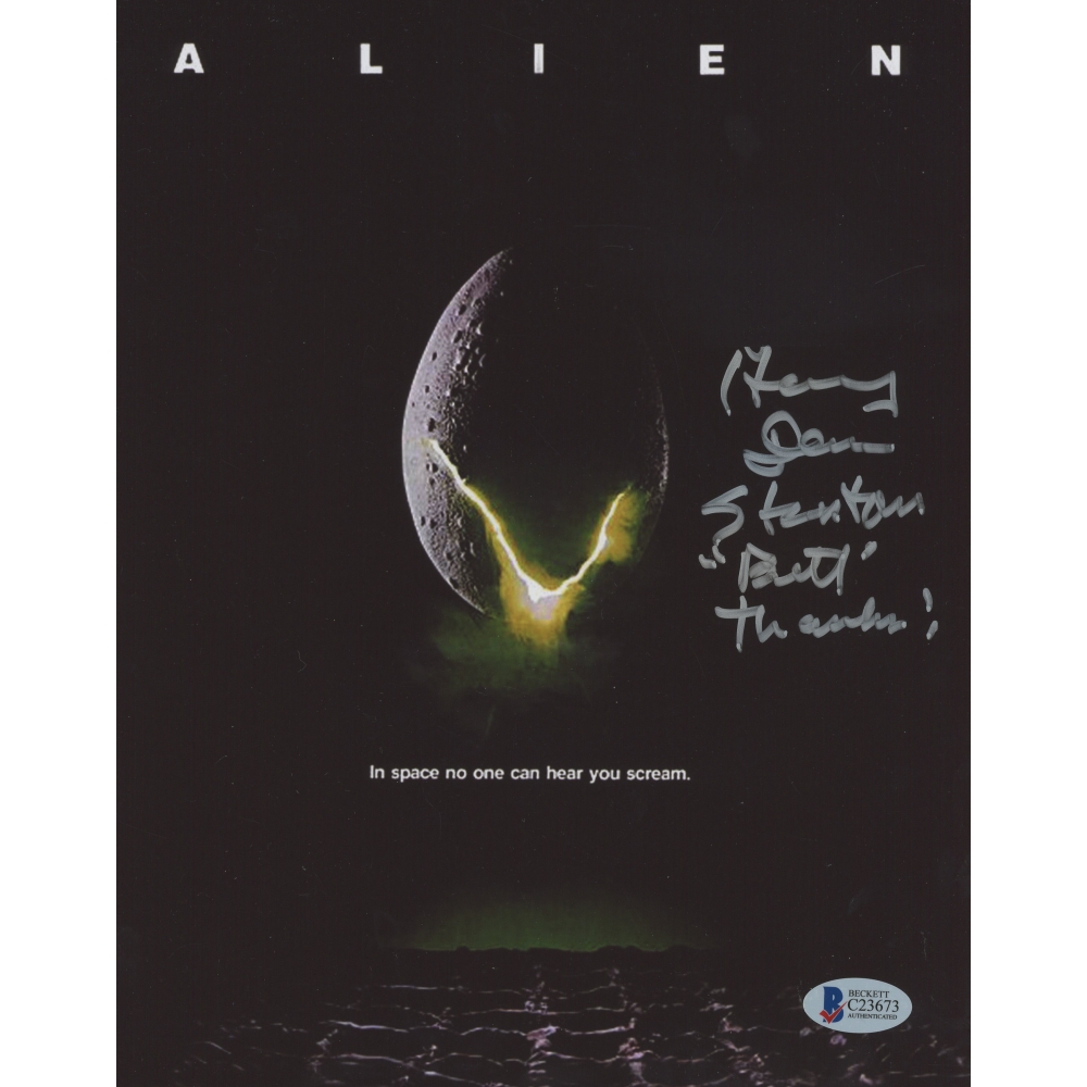Harry Dean Stanton Signed "Alien" 8x10 Photo Inscribed "Brett ...