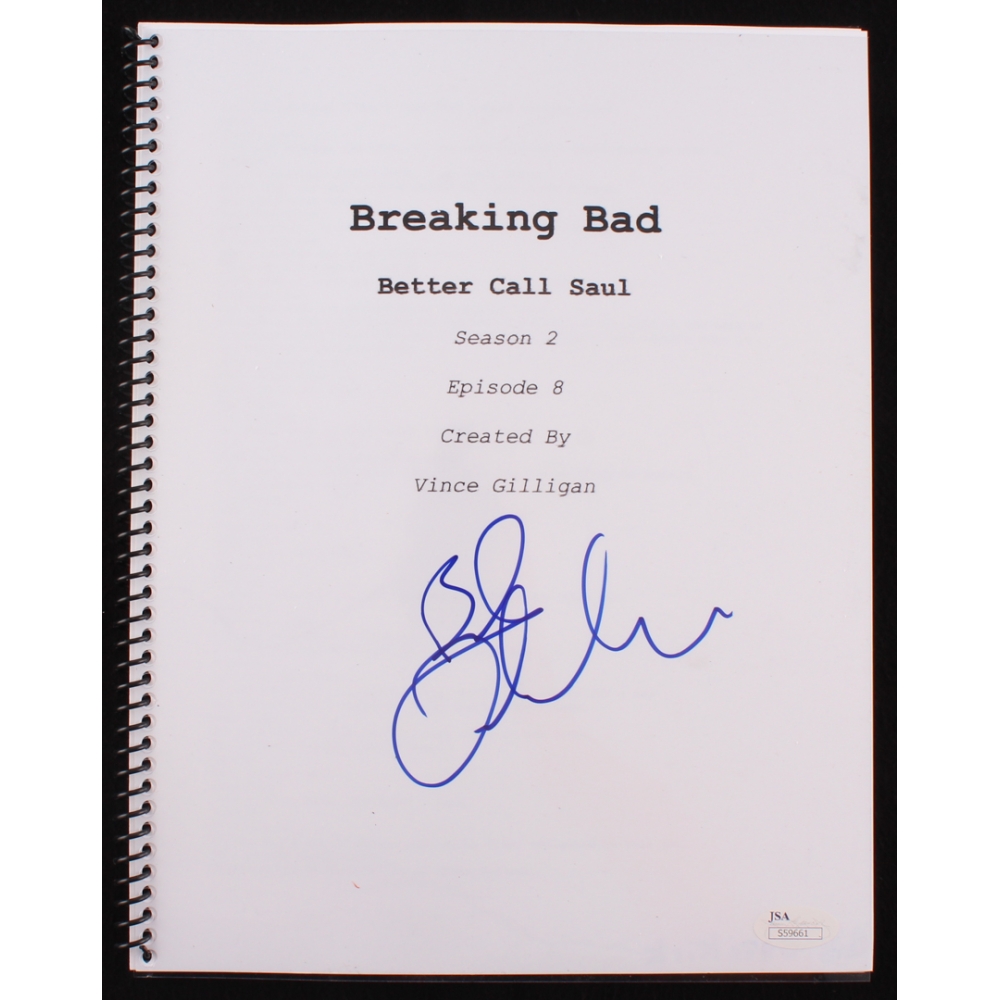 Bob Odenkirk Signed "Better Call Saul" Full Script (JSA COA) | Pristine ...