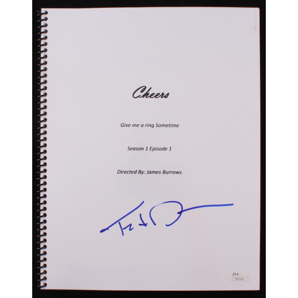 Ted Danson Signed "Cheers- Give Me a Ring Sometime" Full Script (JSA ...