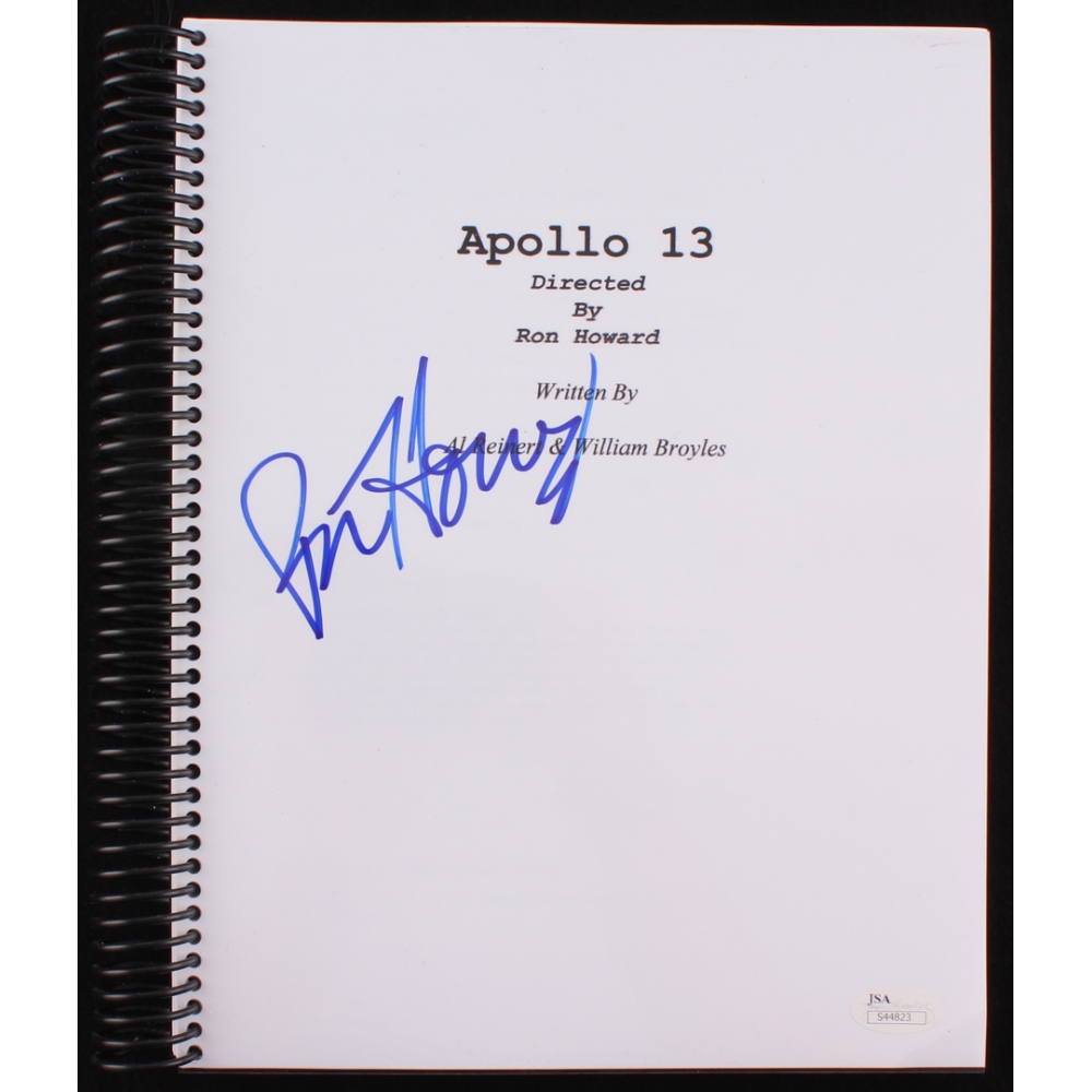 Ron Howard Signed "Apollo 13" Full Script (JSA Hologram) | Pristine Auction