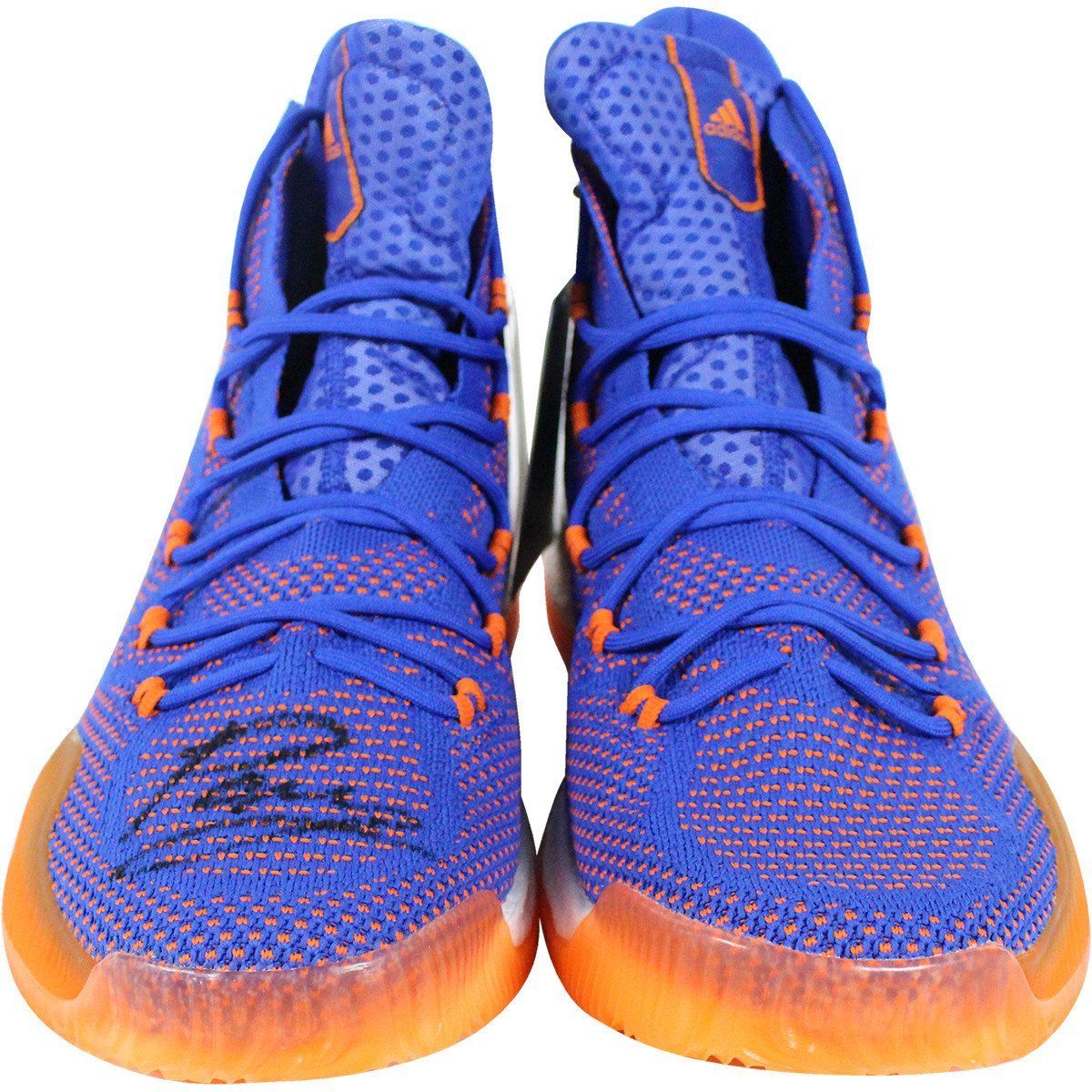 Kristaps Porzingis Signed Adidas Basketball Shoe (Steiner COA ...