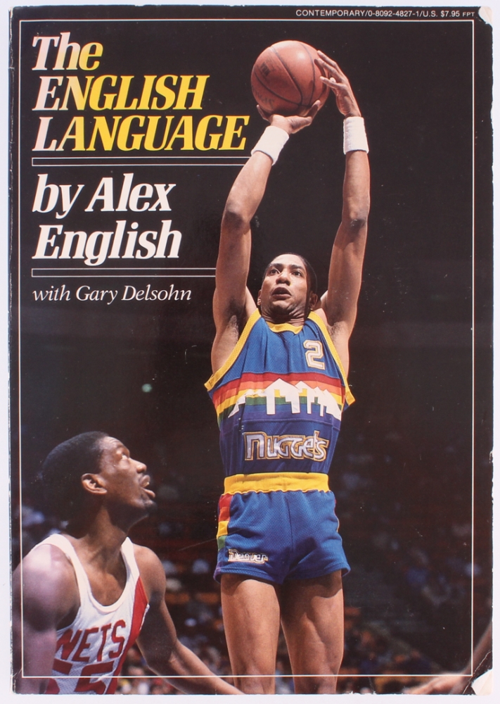 Alex English Signed "The English Language " Softcover Book (PSA COA ...