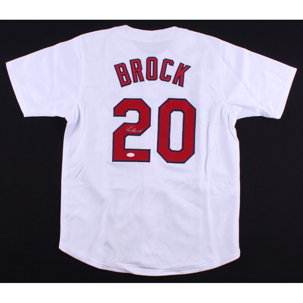 Lou Brock Signed Cardinals Jersey (JSA COA) | Pristine Auction