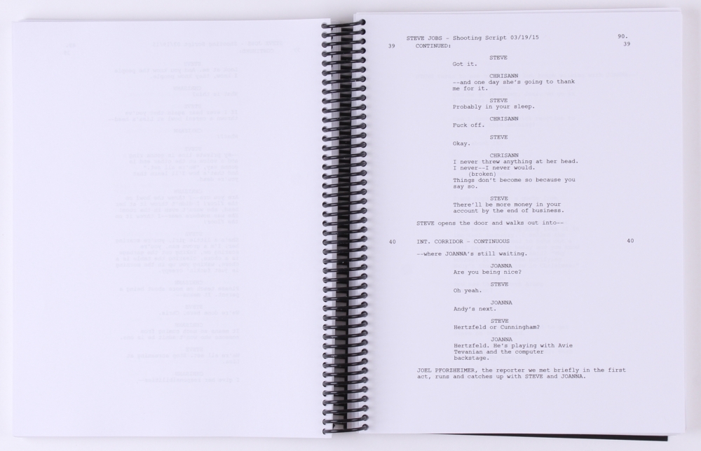 Aaron Sorkin Signed "Steve Jobs" Full Script (JSA Hologram) | Pristine ...