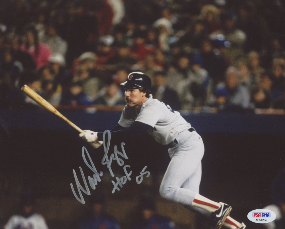 Wade Boggs Signed Red Sox 8x10 Photo Inscribed "HOF 05" (PSA COA) | Pristine Auction