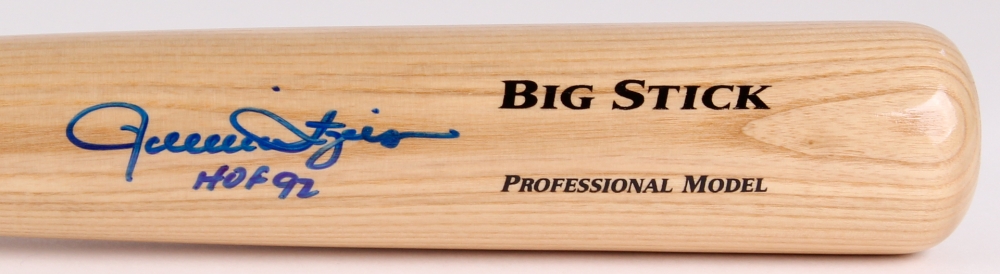 Rollie Fingers Signed Rawlings Big Stick Baseball Bat Inscribed "HOF 92 ...