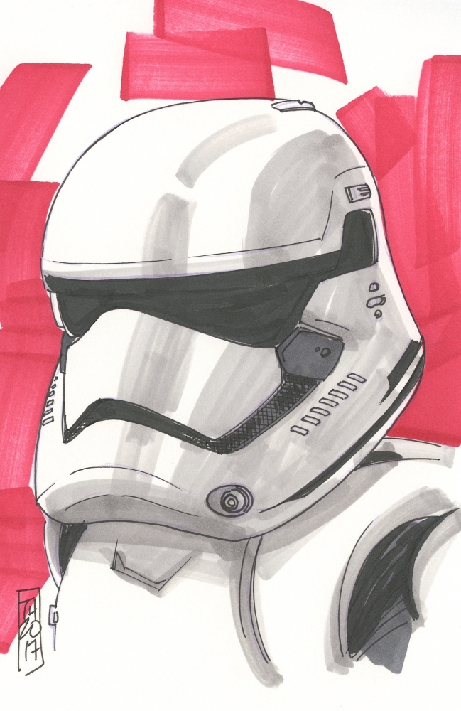 Tom Hodges - First Order Stormtrooper "Star Wars" Signed ORIGINAL 5.5 ...