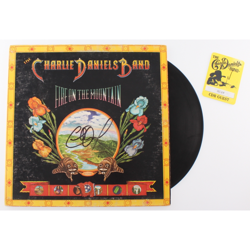 Charlie Daniels Signed "Charlie Daniels Band: Fire on the Mountain ...