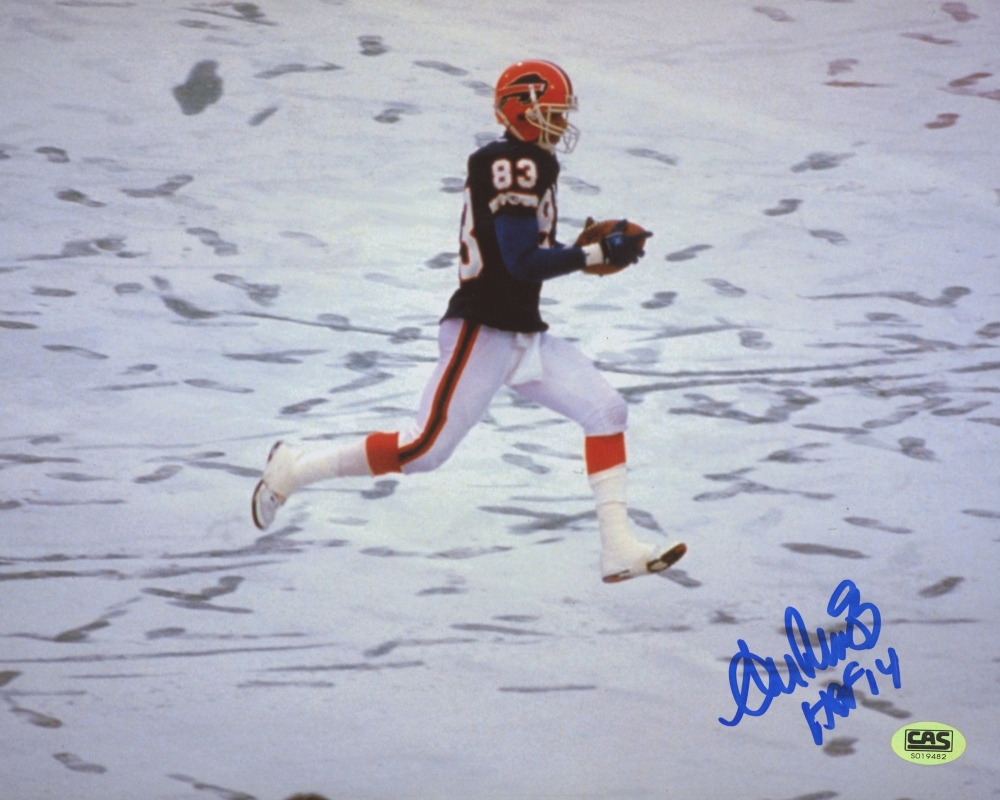 Andre Reed Signed Bills 8x10 Photo Inscribed "HOF 14" (CAS Hologram ...