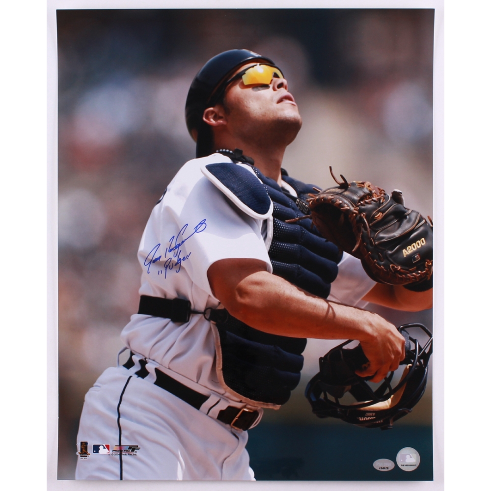 Ivan Rodriguez Signed 16x20 Photo Inscribed "Pudge" (PSA COA ...